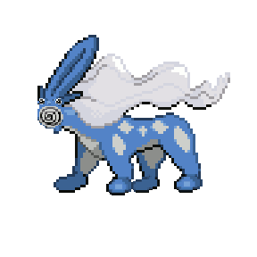 Suicune Sprite 8 Bit