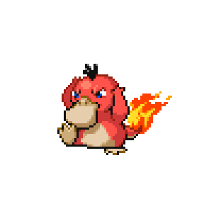Psyduck Sprite Red