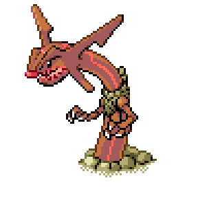 Shiny Rayquaza Sprite