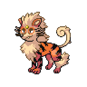 Arcanine Pixel Art
