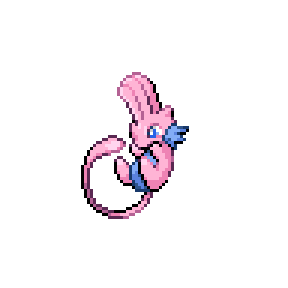 Pokemon Pixel Art Grid Mew