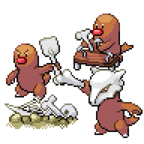 Dugtrio Sprite