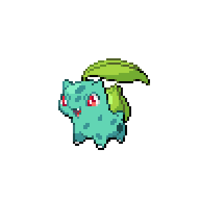 8 Bit Bulbasaur Sprite