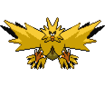 Shiny Zapdos Sprite