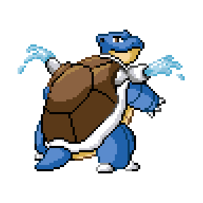 Blastoise Back Sprite