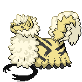 Shiny Arcanine Sprite