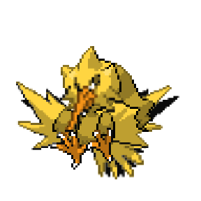 Shiny Zapdos Sprite