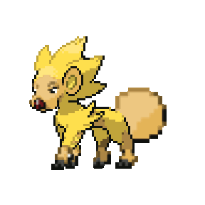 Shiny Arcanine Sprite