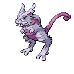 Minecraft Pixel Art Pokemon Mewtwo