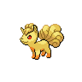 Shiny Vulpix And Ninetales Sprites