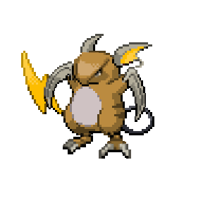 Shiny Raichu Sprite