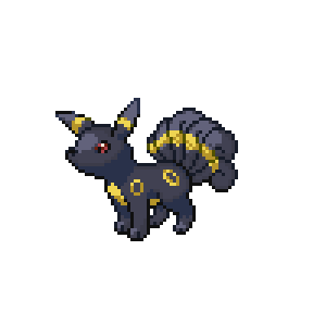 Shiny Umbreon Sprite Grid