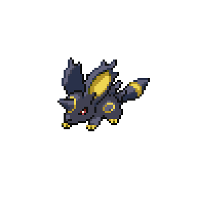 Shiny Umbreon Sprite Grid