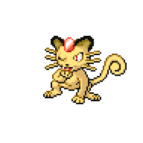 Shiny Persian Sprite