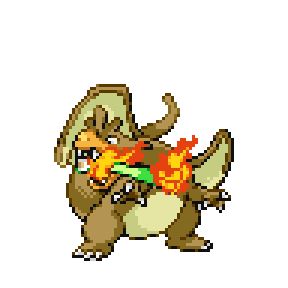 Mega Charizard Back Sprite