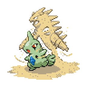 Shiny Larvitar Sprite