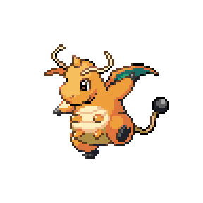 Dragonite Overworld Sprite