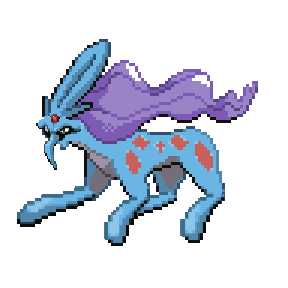 Suicune Sprite 8 Bit