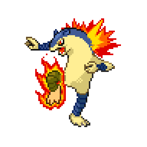 Typhlosion Sprite Soul Silver