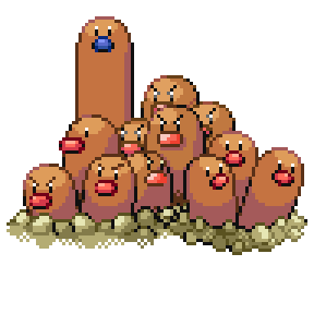 Pokemon Dugtrio Body