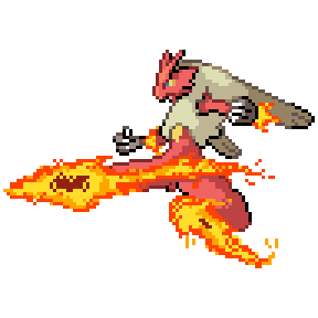 Blaziken Back Sprite