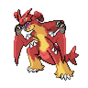 Mega Charizard Back Sprite