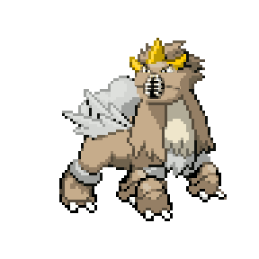 Entei Pixel Art