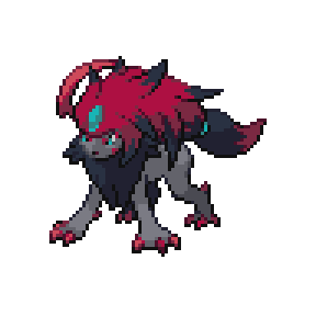 Zoroark Sprite Grid